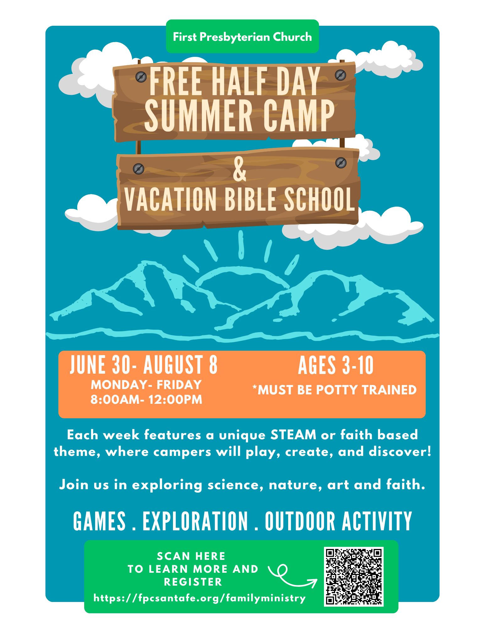 Summer Camp & Vacation Bible School – First Presbyterian Church of ...